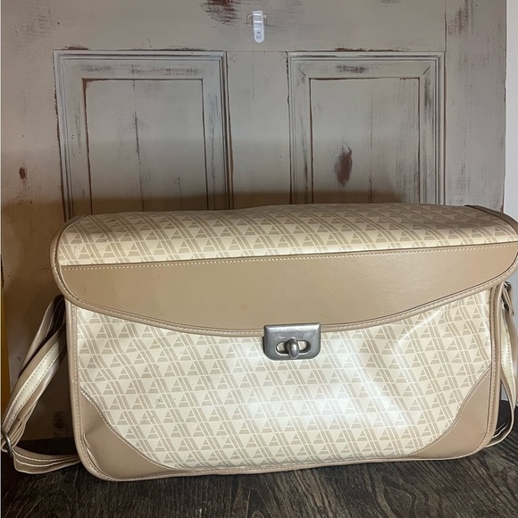 Avon | Bags | Vintage 6s 70s Avon Sales Rep Bag Tote Luggage Logo Make ...